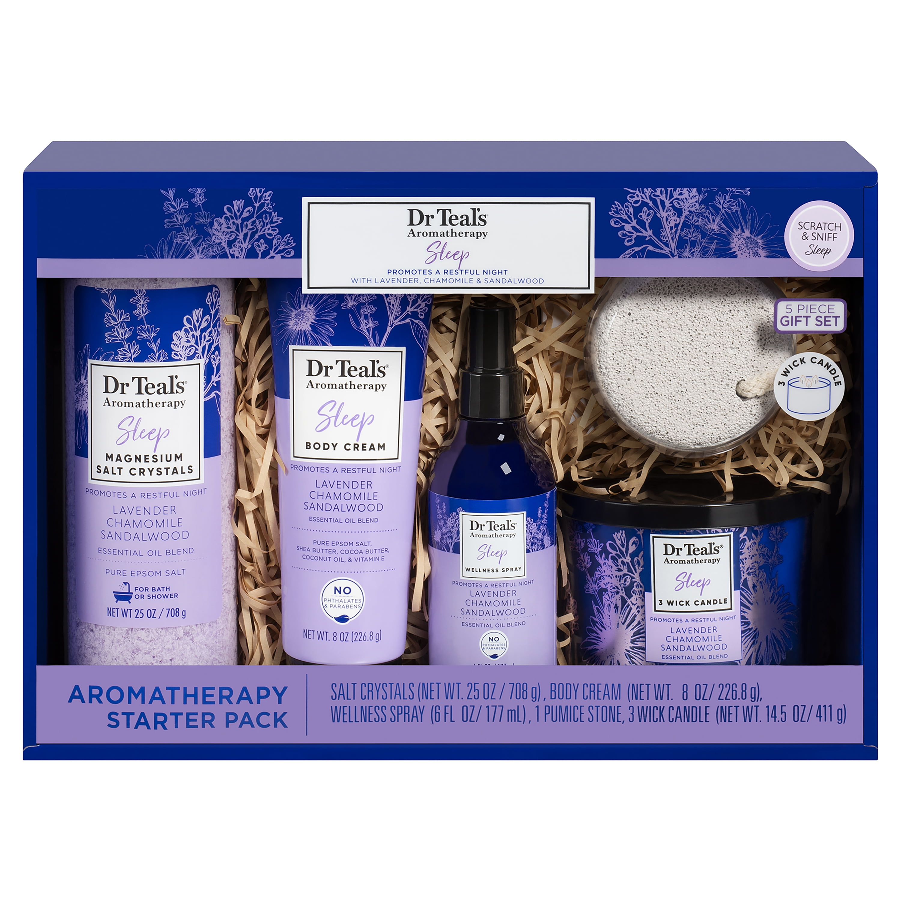 Brandclub - Dr Teal's Aromatherapy Sleep Starter Pack, Melatonin ...