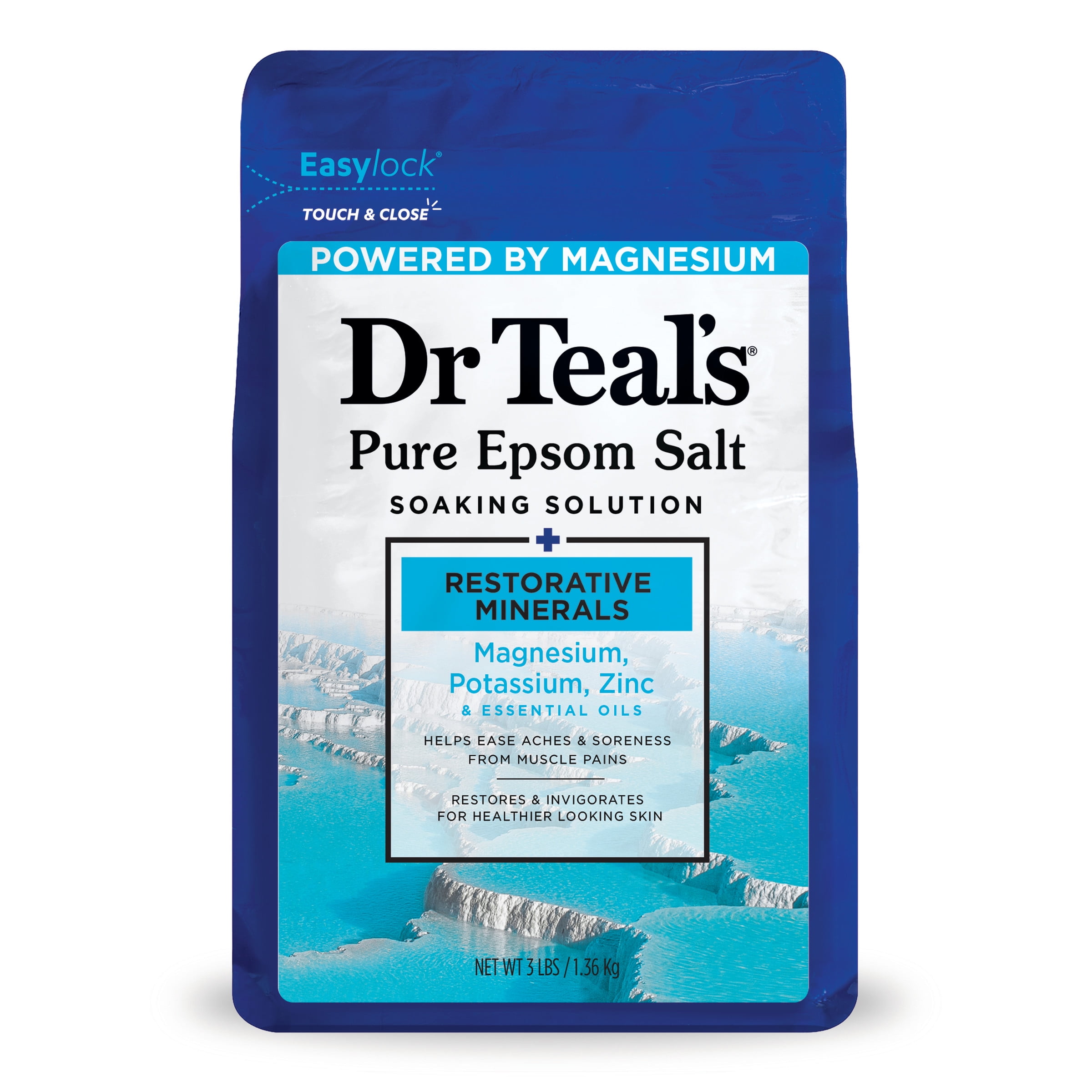 Dr Teal's Restorative Minerals Epsom Salt Soak with Magnesium ...