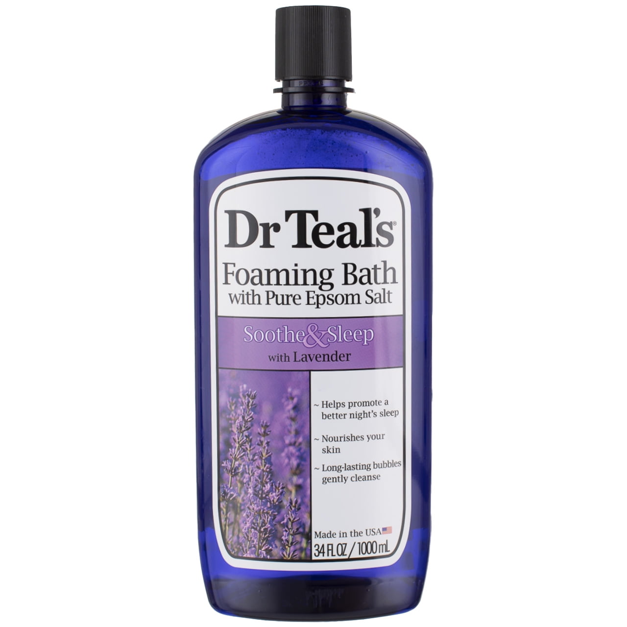 Dr Teal's Soothe And Sleep Foaming Bath, Lavender, 34 fl oz - Walmart.com