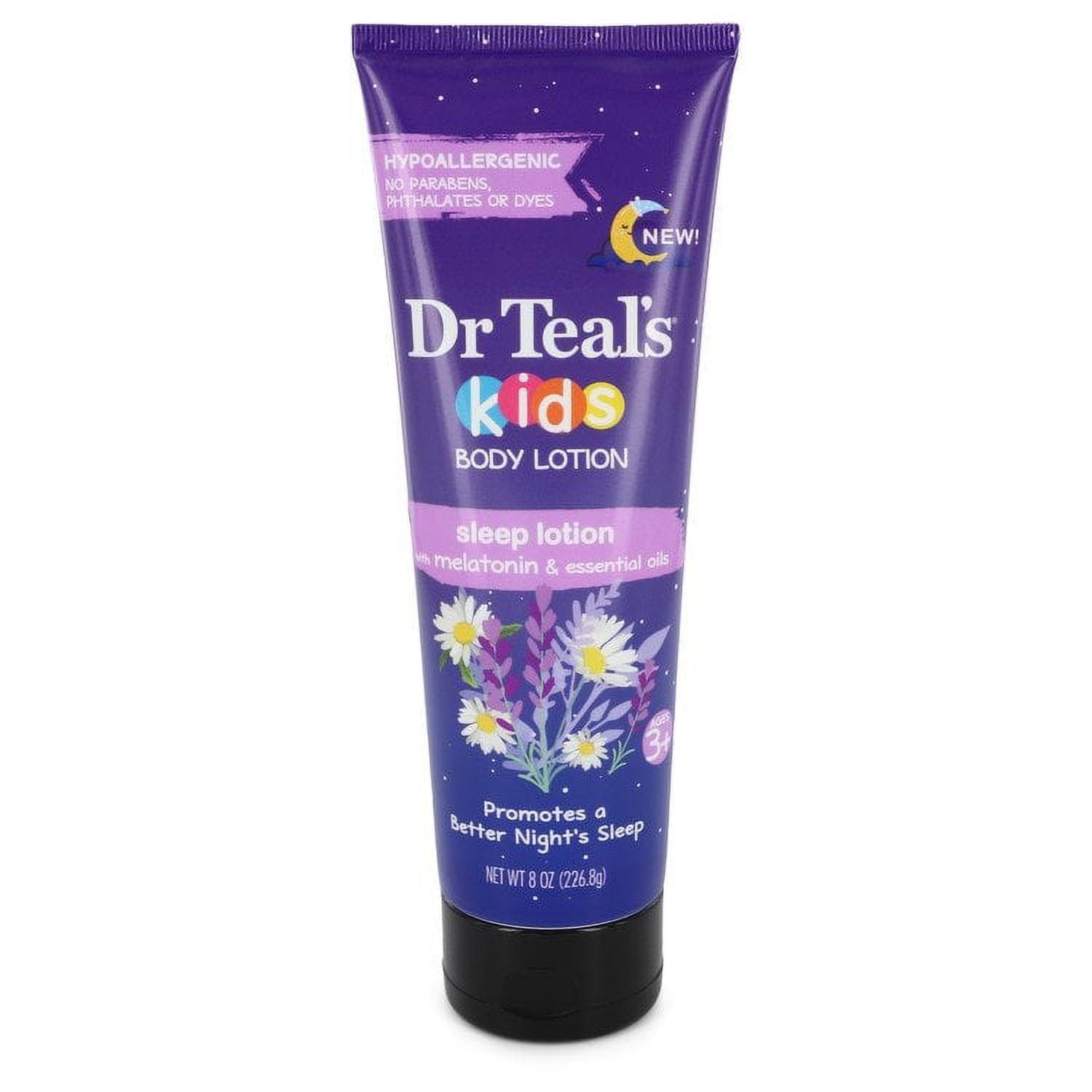 Dr Teal's Kids Body Lotion, Sleep Lotion with Melatonin & Essential ...