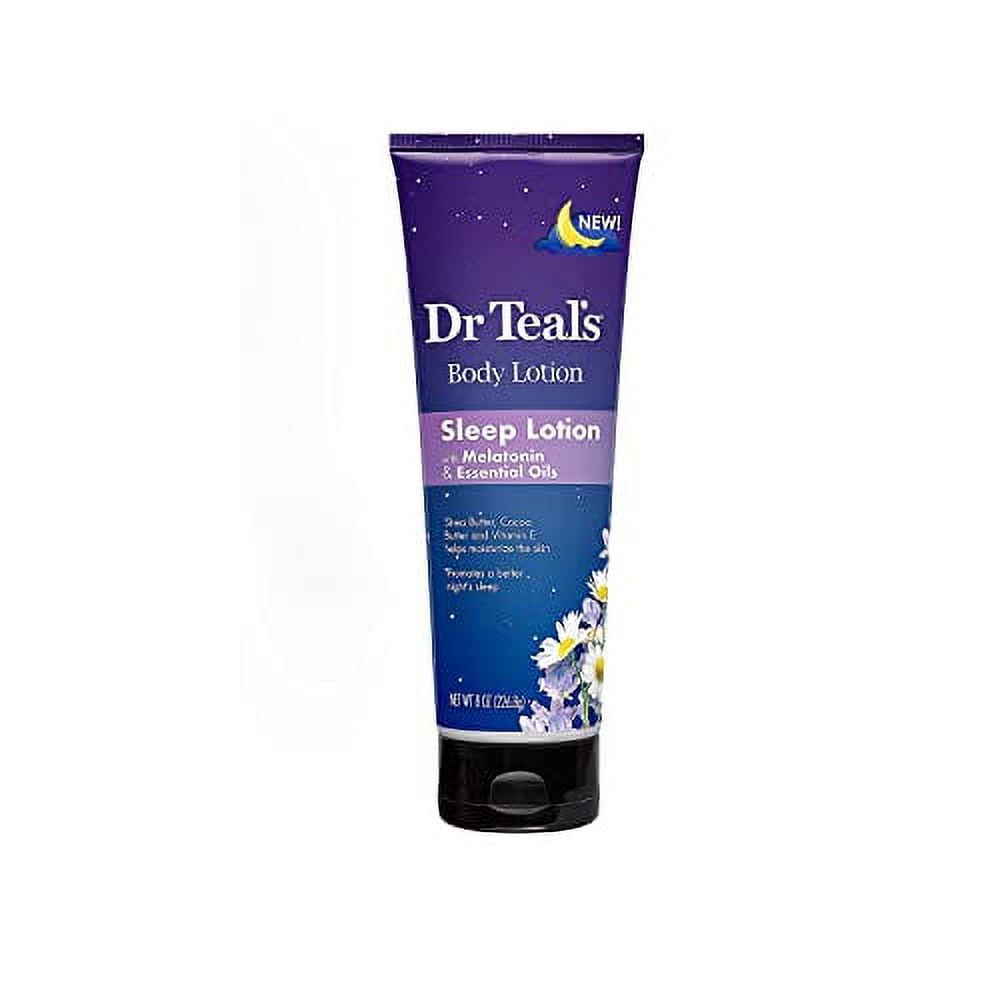 Dr. Teal's Nighttime Therapy Body Lotion with Melatonin, Shea & Cocoa ...