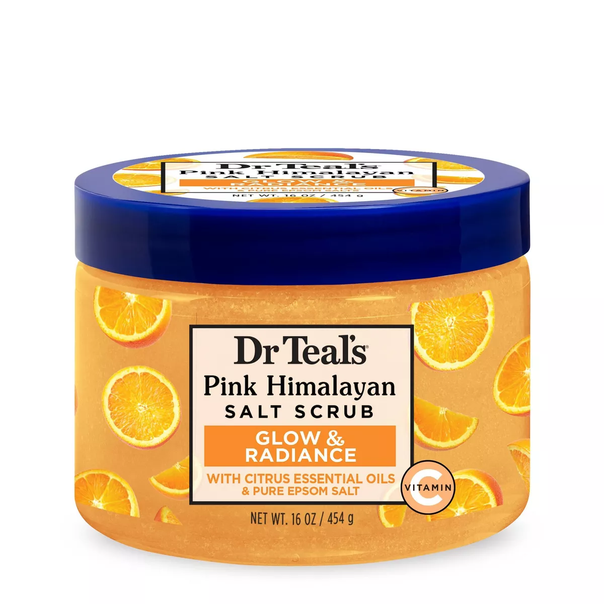 Dr Teal's Pink Himalayan Salt Scrub Glow & Radiance with Pure Epsom ...