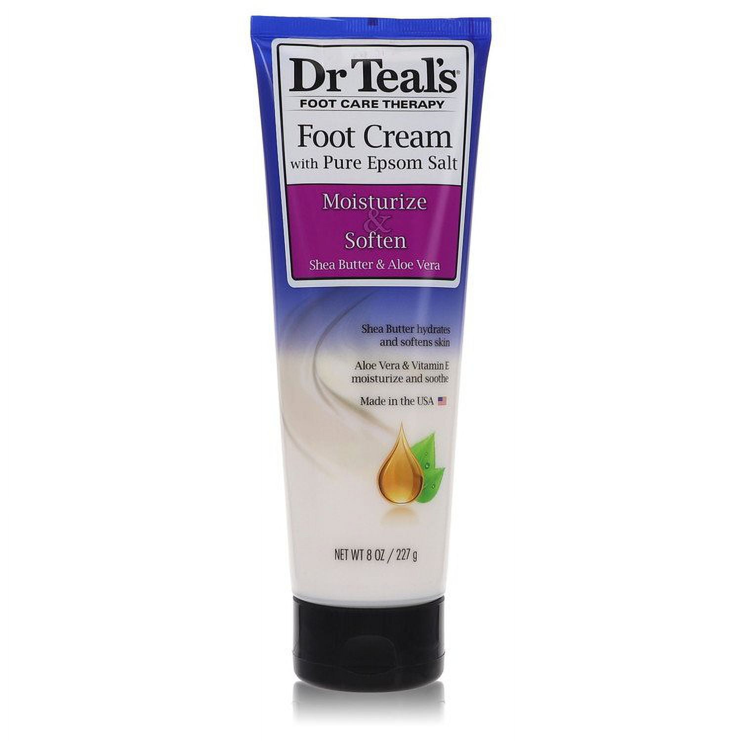 Dr Teal's Pure Epsom Salt Foot Cream by Dr Teal's Pure Epsom Salt Foot ...