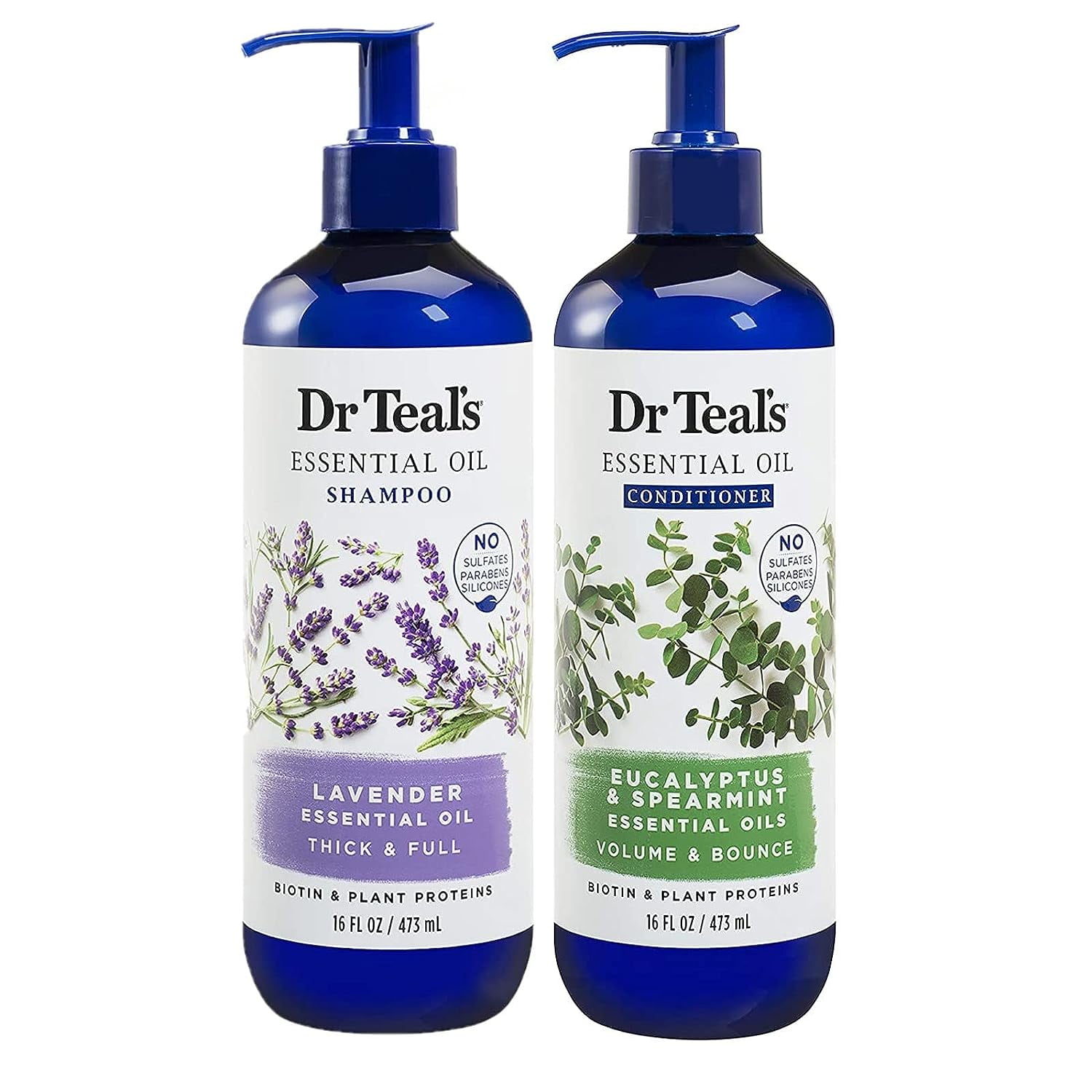 Dr. Teal's Shampoo & Conditioner Variety Gift Set (2 Pack, 16oz Ea ...