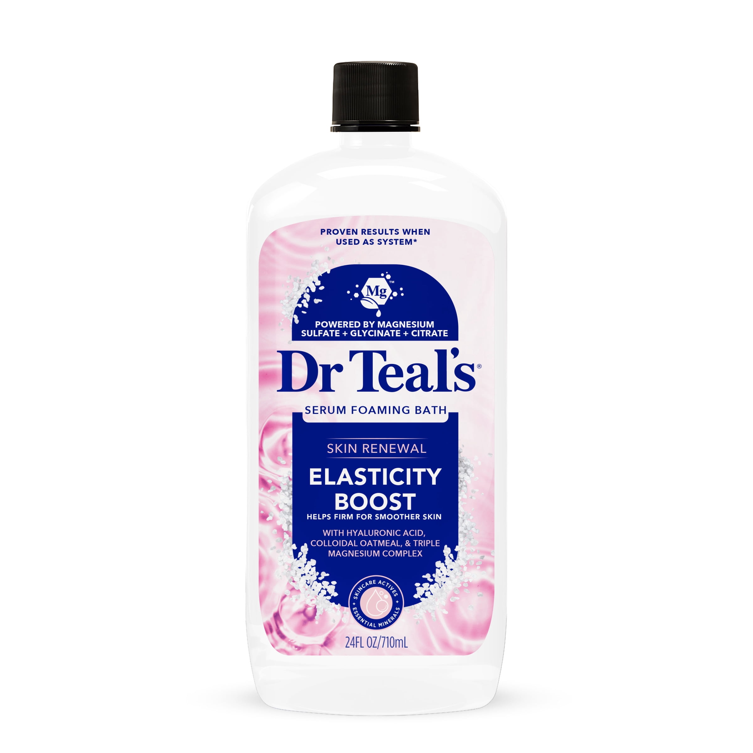 Dr Teal's Skin Renewal Elasticity Boost Foaming Bath Serum, 24 fl oz ...