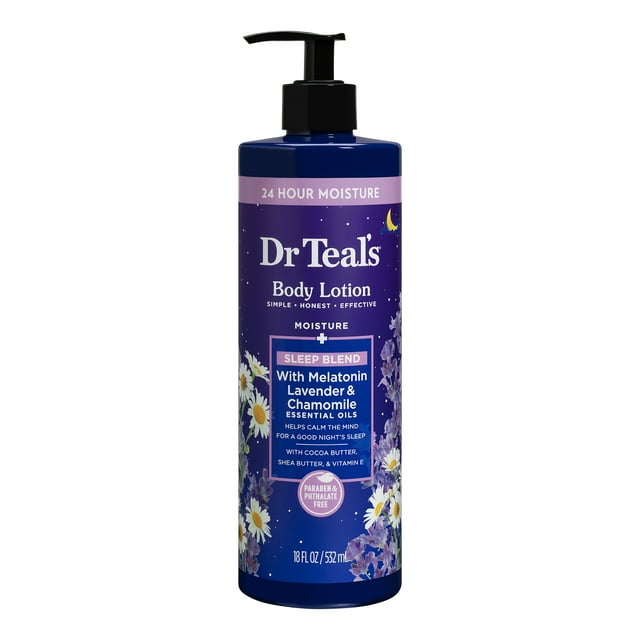 Dr Teal's Sleep Body Lotion with Melatonin, Lavender & Chamomile ...
