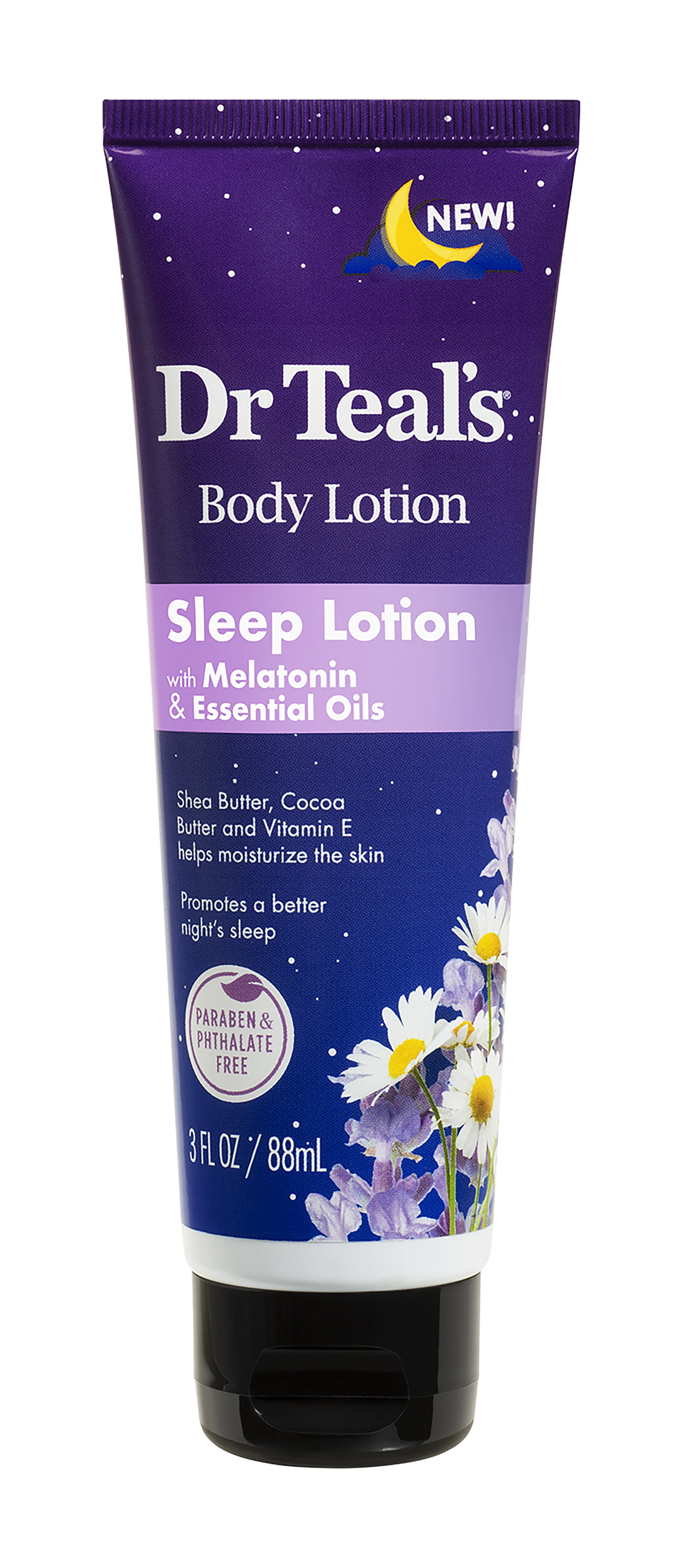 Dr Teal's Sleep Body Lotion, with Melatonin and Essential Oils, 3 oz ...