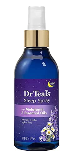 Dr Teals Melatonin Sleep Bath Gift Set (Foaming Bath (34 oz), Body ...