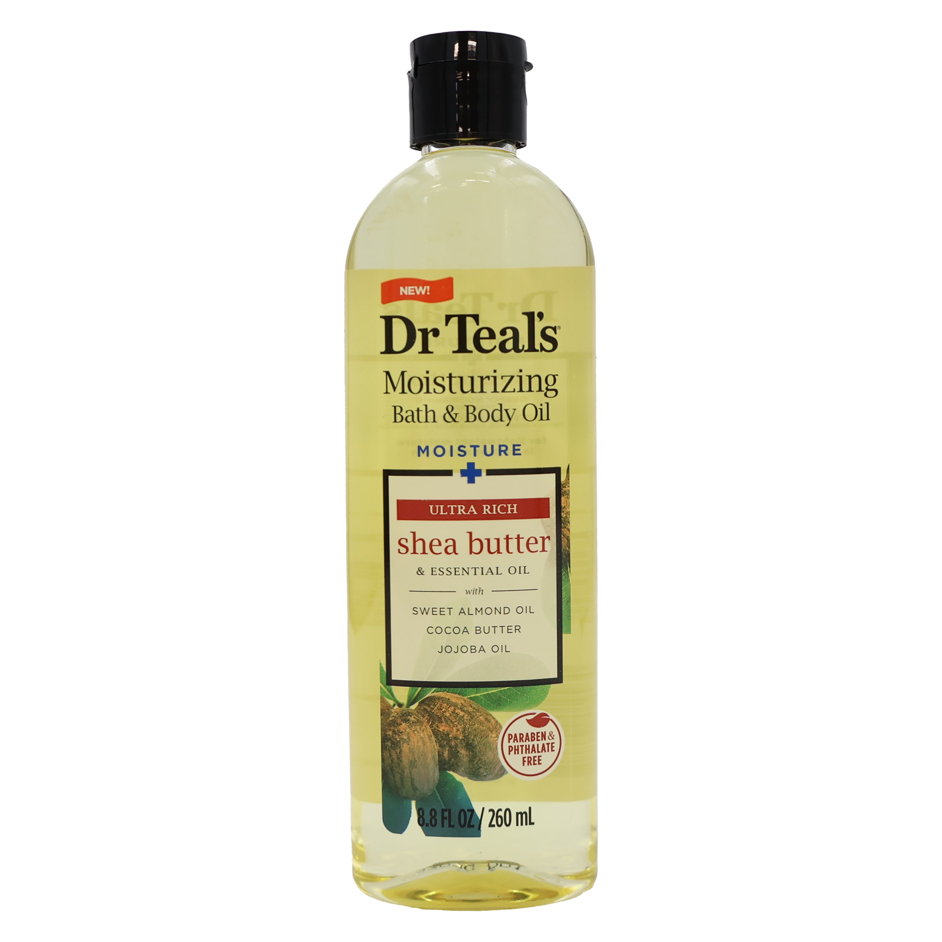 Dr Teals Moisturizing Bath and Body Oil Shea Butter Moisturizing, 8.8 ...