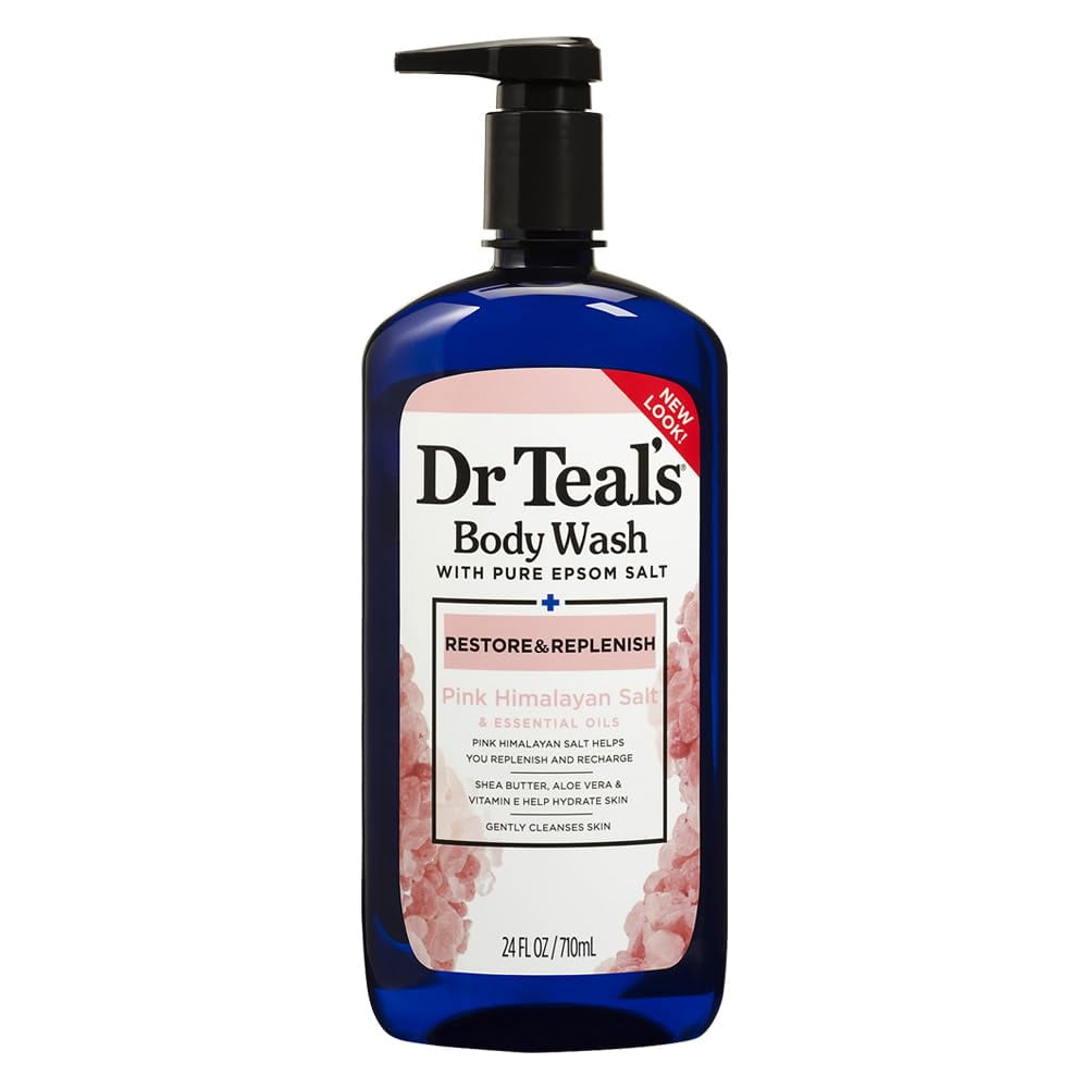 Dr. Teals Pink Himalayan Body Wash, Restore And Replenish With Pure ...
