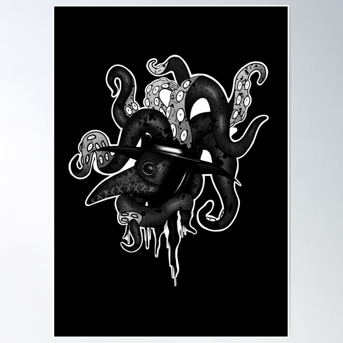 Dr. Tentacle Poster Wall Art, Modern Wall Decor For Living Room Bedroom, 8x12 UNFRAMED - Walmart.com