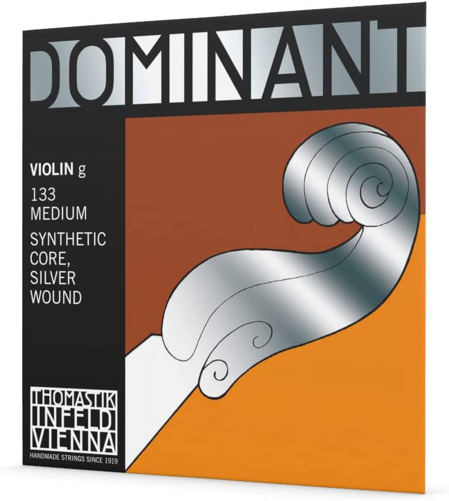 Dr Thomastik 133 Dominant Nylon Core Violin G-String, Silver Wound ...