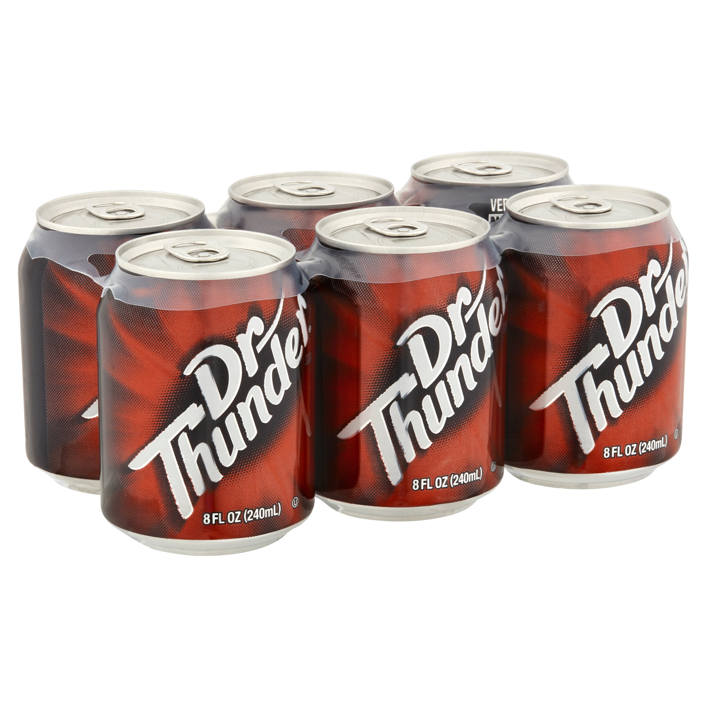 Dr Thunder Soda, 8 fl oz, 6 Pack Cans - Walmart.com