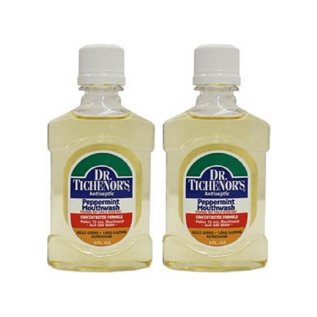 Dr. Tichenor's Peppermint Mouthwash, All Natural, Concentrate, 2 fl. Oz ...
