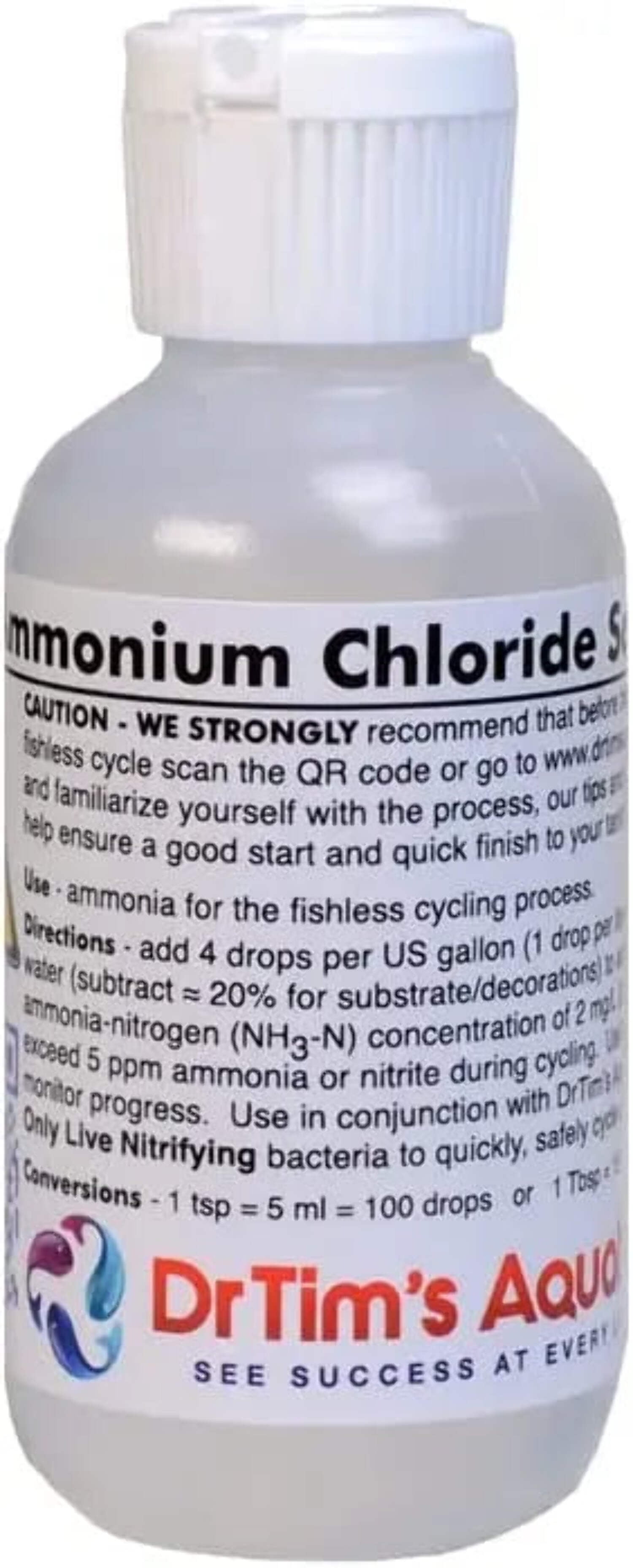 DrTim’s Aquatics Ammonium Chloride Aquarium Treatment 2 oz. - Walmart.com