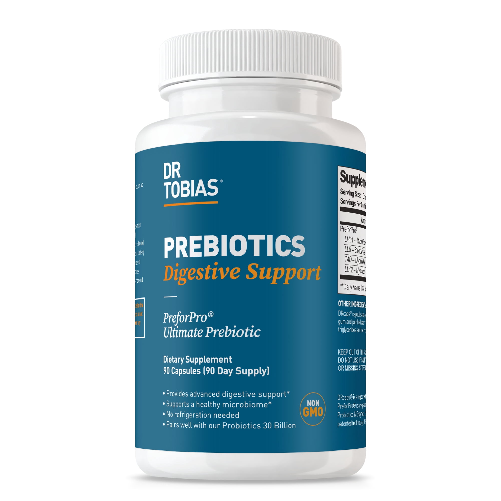 Dr. Tobias Prebiotics, Supports Digestion & Gut Health, Feed Good ...
