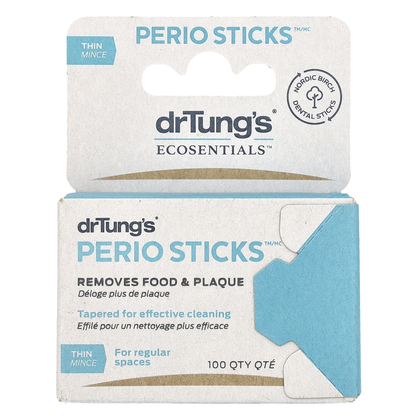 Dr. Tung's Perio Sticks Plaque Removers, Thin 80 ea. - Walmart.com