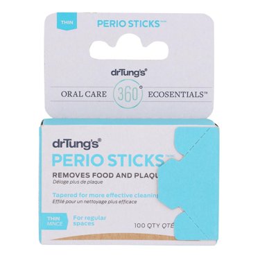 Dr. Tung's Perio Sticks Plaque Removers, Thin 80 ea. - Walmart.com