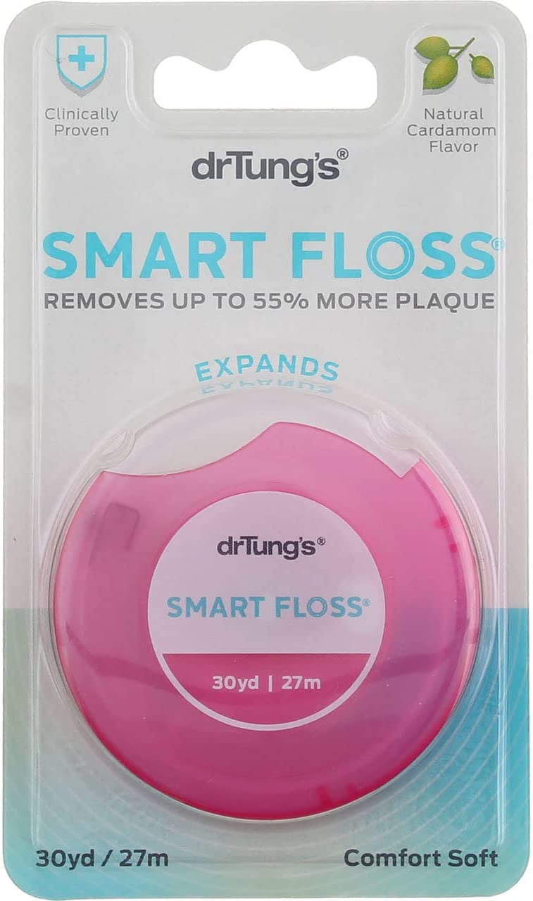 Dr.Tungs's Smart Floss, Dental Flossers, Expands, Natural Cardamom, 4 ...