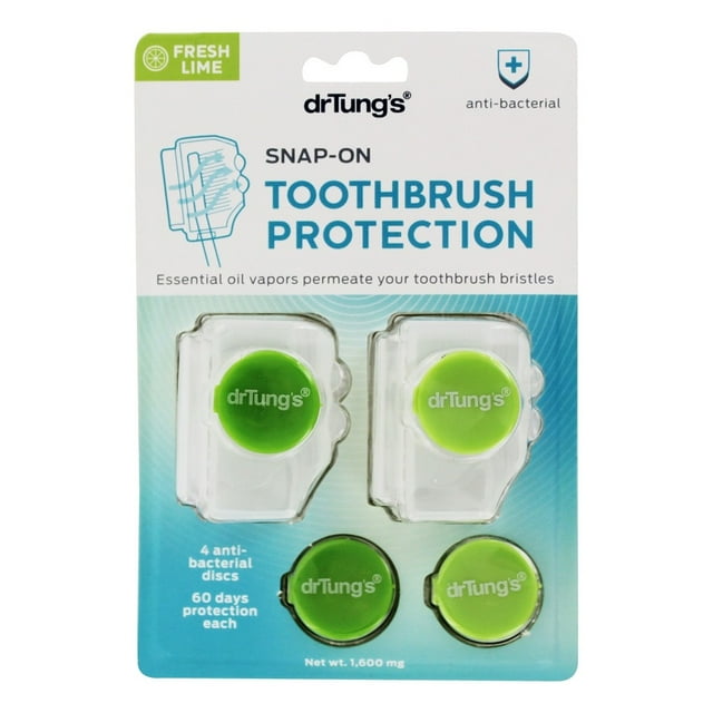 Dr. Tungs Adult Snap on Toothbrush Sanitizer, 2 pack - Walmart.com