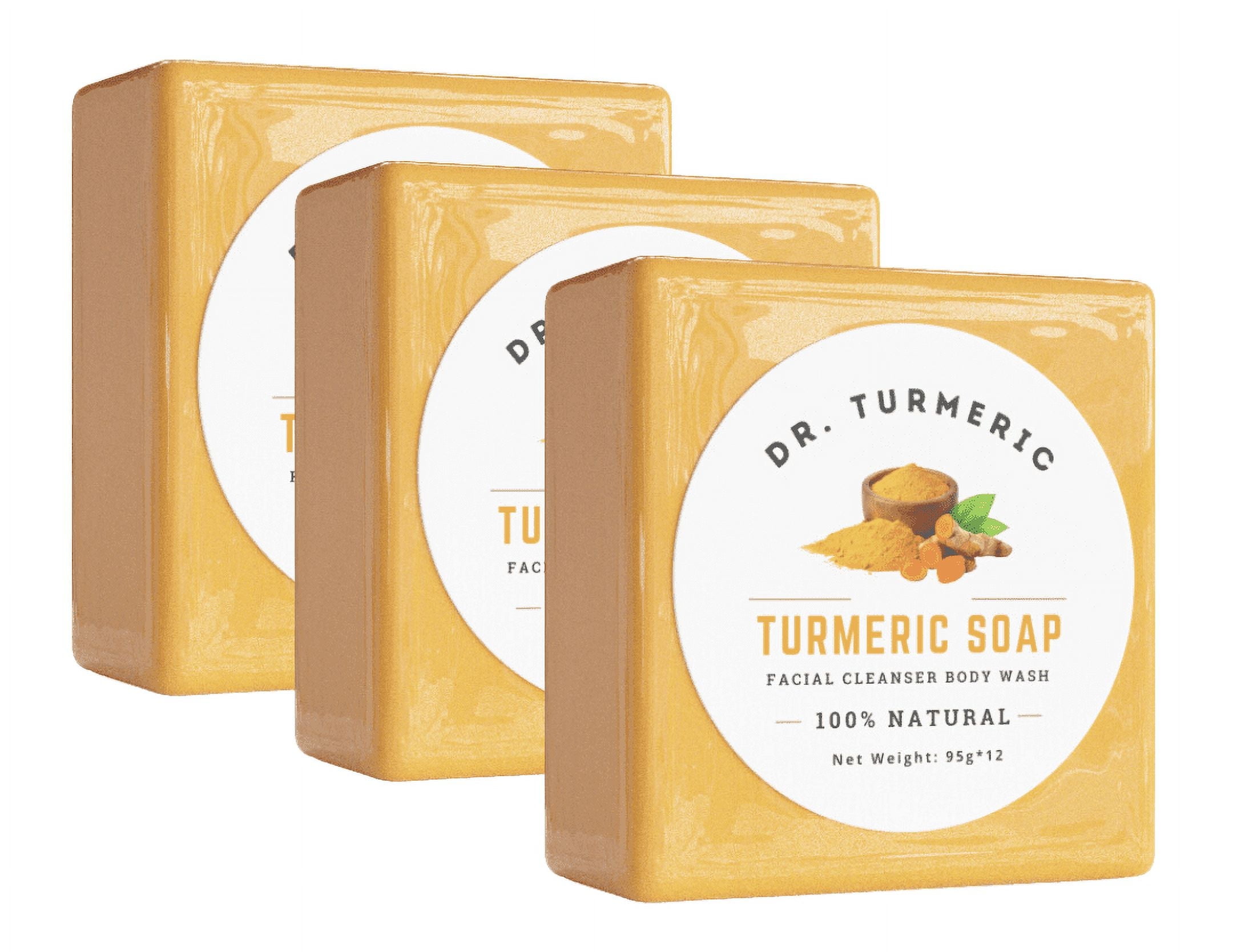 Dr. Turmeric Soap Bar | Face & Body Cleanser | Moisturizing | Lathering ...