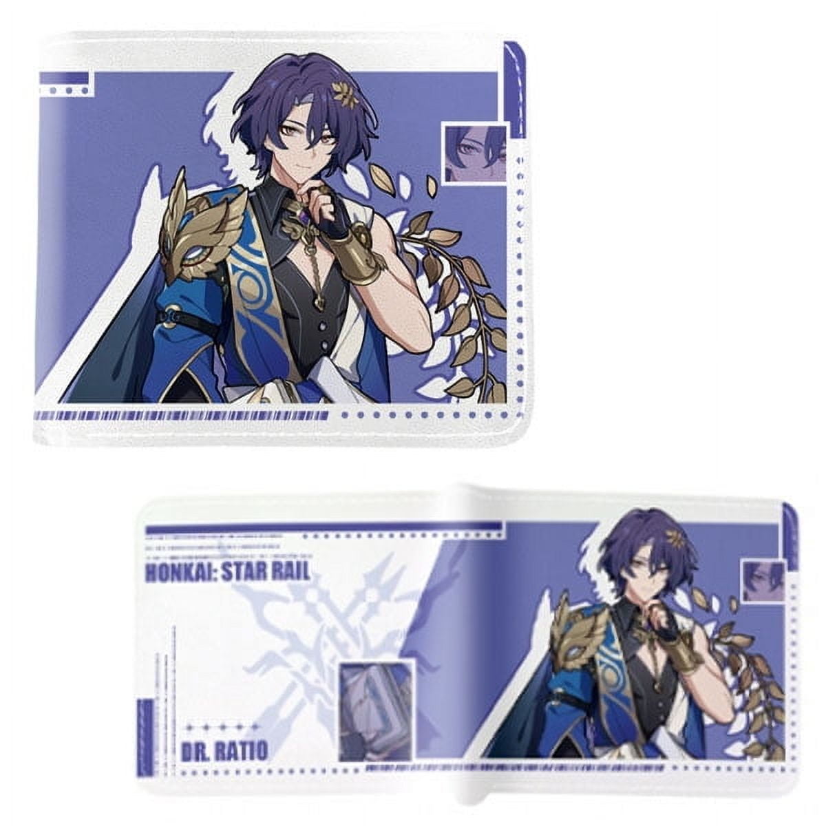 Dr. Veritas Ratio Style A - Honkai: Star Rail 4x5" Bi-Fold Wallet ...