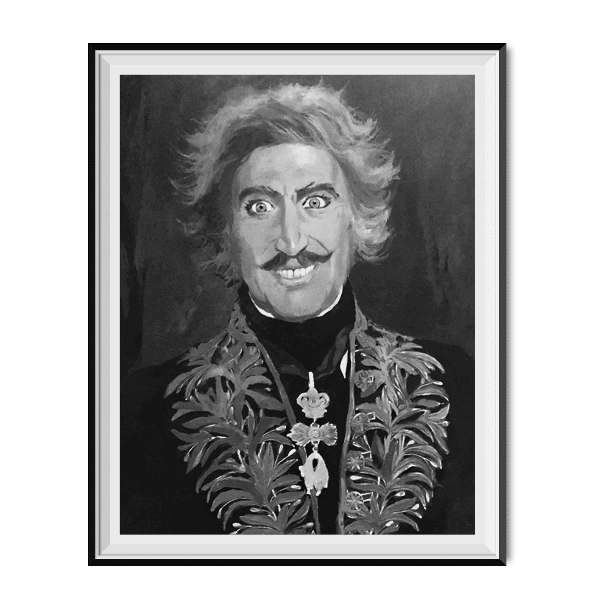 Dr. Victor Frankenstein Smiling Portrait Painting Poster - 18" x 24 ...