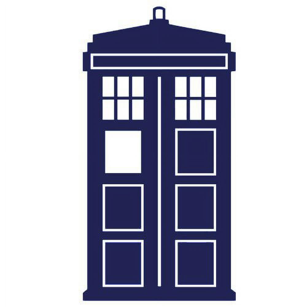 Dr Who Inspired Tardis Decal Sticker | 5.5-Inches | Blue Vinyl Decal ...