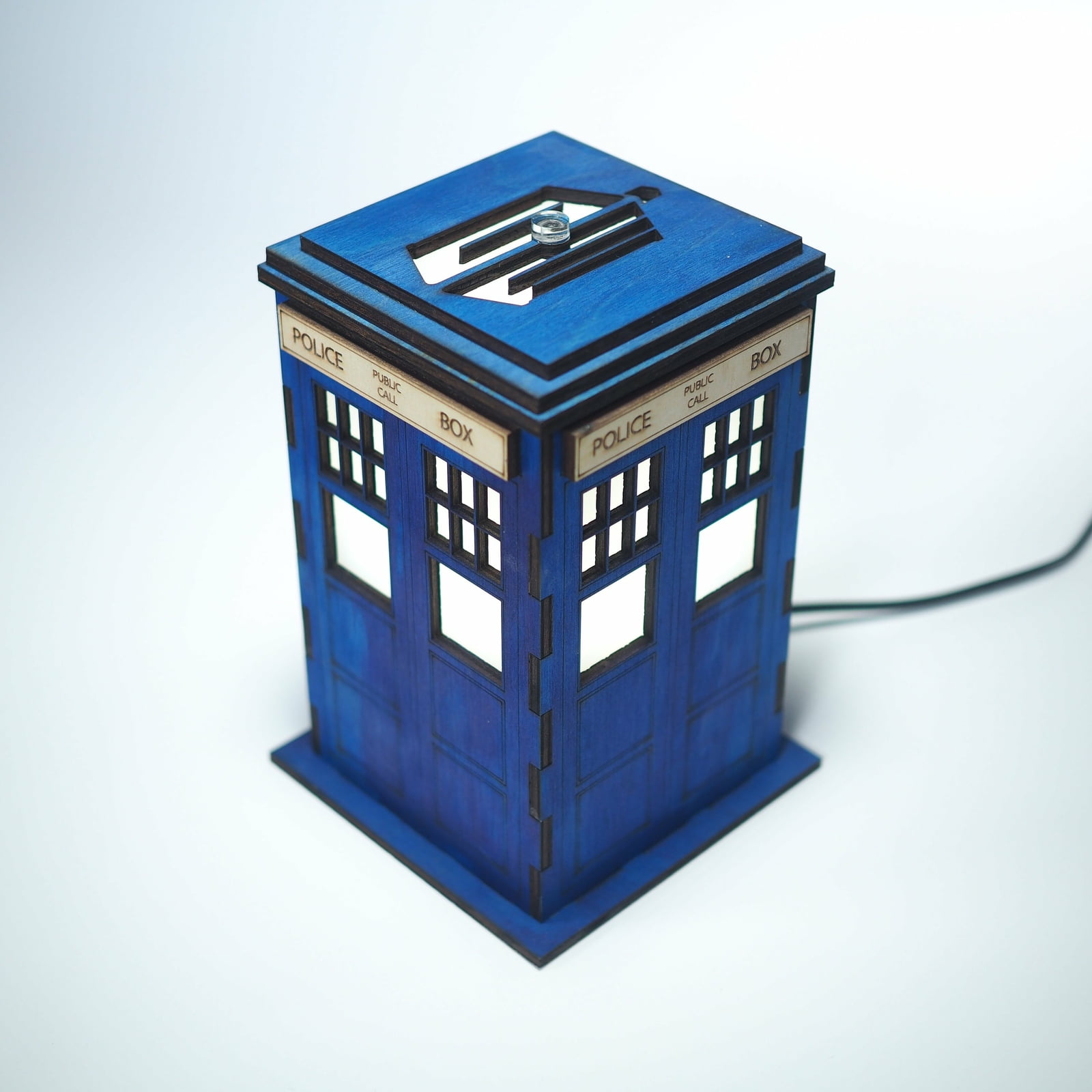 Dr. Who Lamp - Blue Tardis - Desk night light - Walmart.com