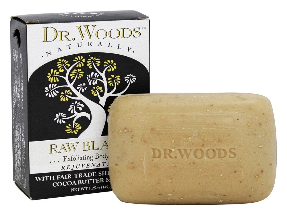 Dr. Woods Bar Soap Raw Black - 5.25 Oz - Walmart.com