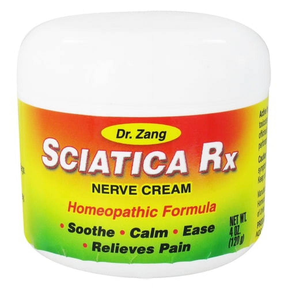Dr. Zang Homeopathic Sciatica Rx Nerve Cream - 4 Oz, 6 Pack - Walmart.com