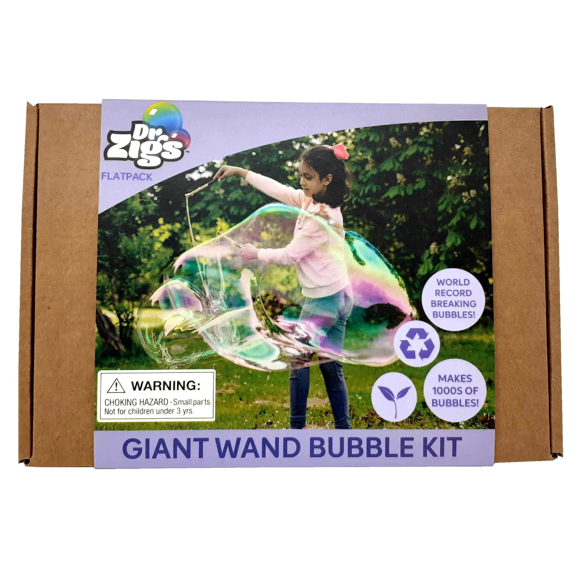 Dr Zigs: My First Giant Bubble Kit W/ Bubble Wand & Solution - Walmart.com