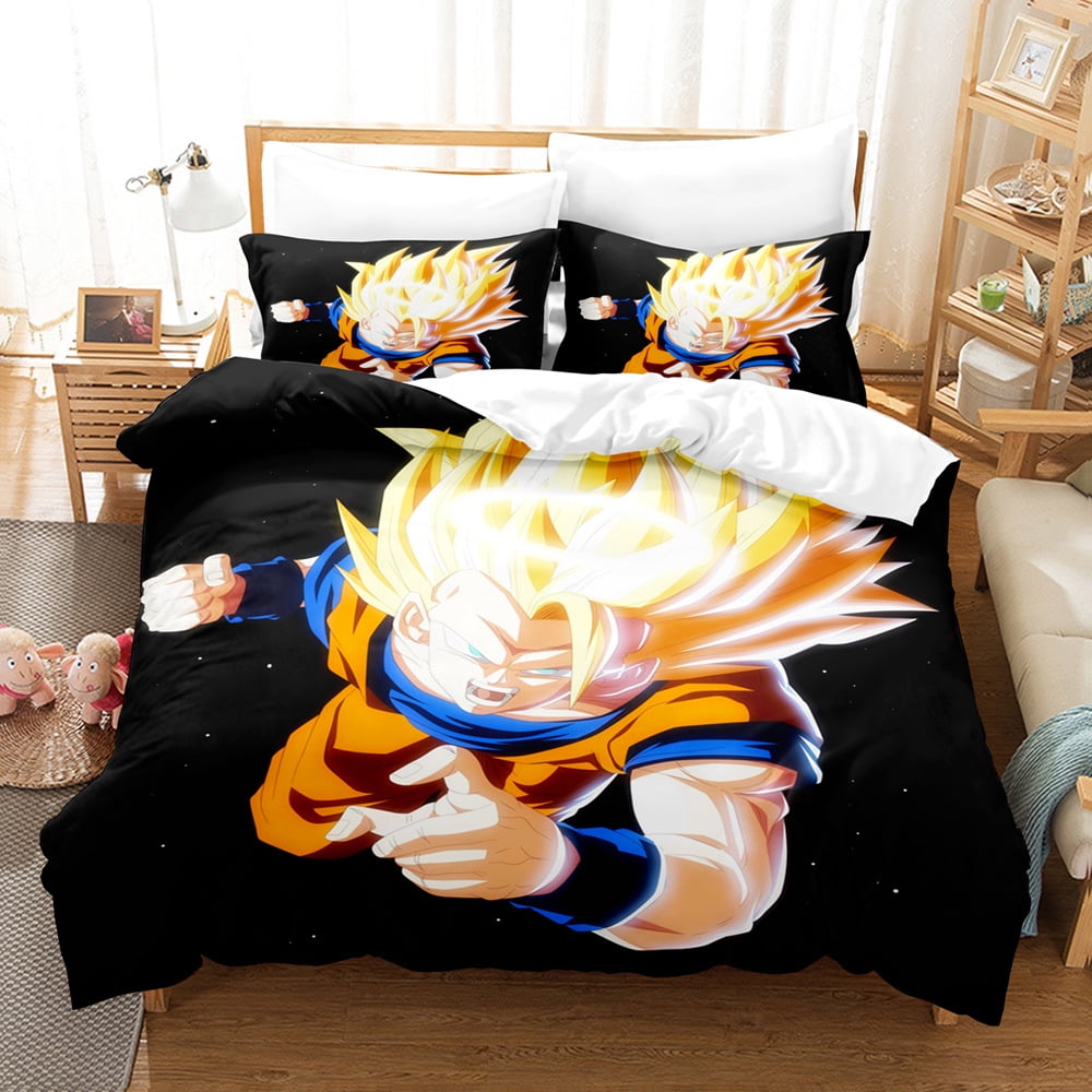 Dr agon Ball Z Duvet Cover 3 Piece Bedding Set 1 Quilt Cover and 2 ...