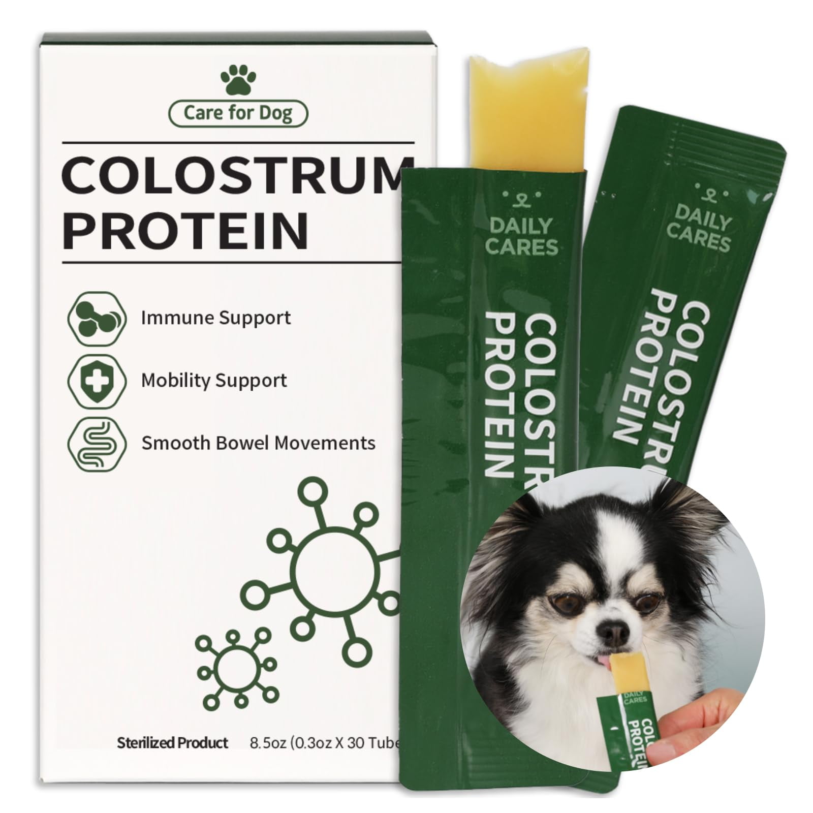 Dr.by Colostrum Protein for Dogs and Puppy – Weight Gain Supplement for ...