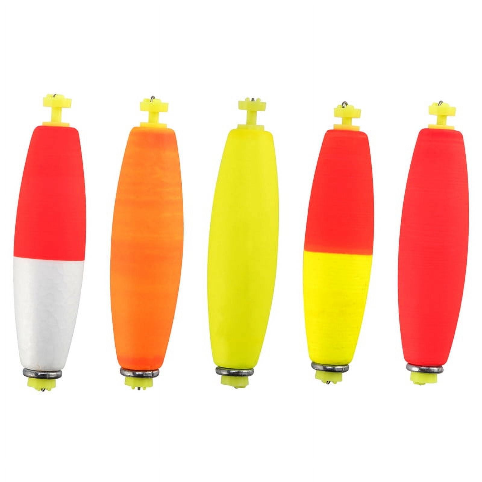 Dr.fish 10pcs Fishing Bobbers Floaters Cigar Shape Weighted EVA Foam ...