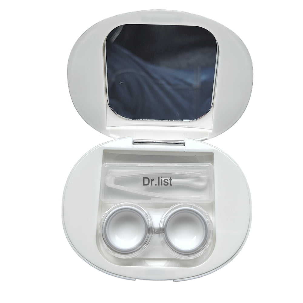 Dr.list Containers for contact lenses, Clear Small Plastic Storage ...
