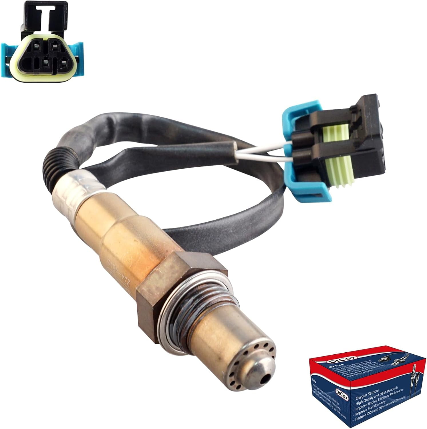 DrCax Oxygen O2 Sensor Heated Air Fuel Ratio 234-4815 234-4816 250-24649 Compatible with Buick ...