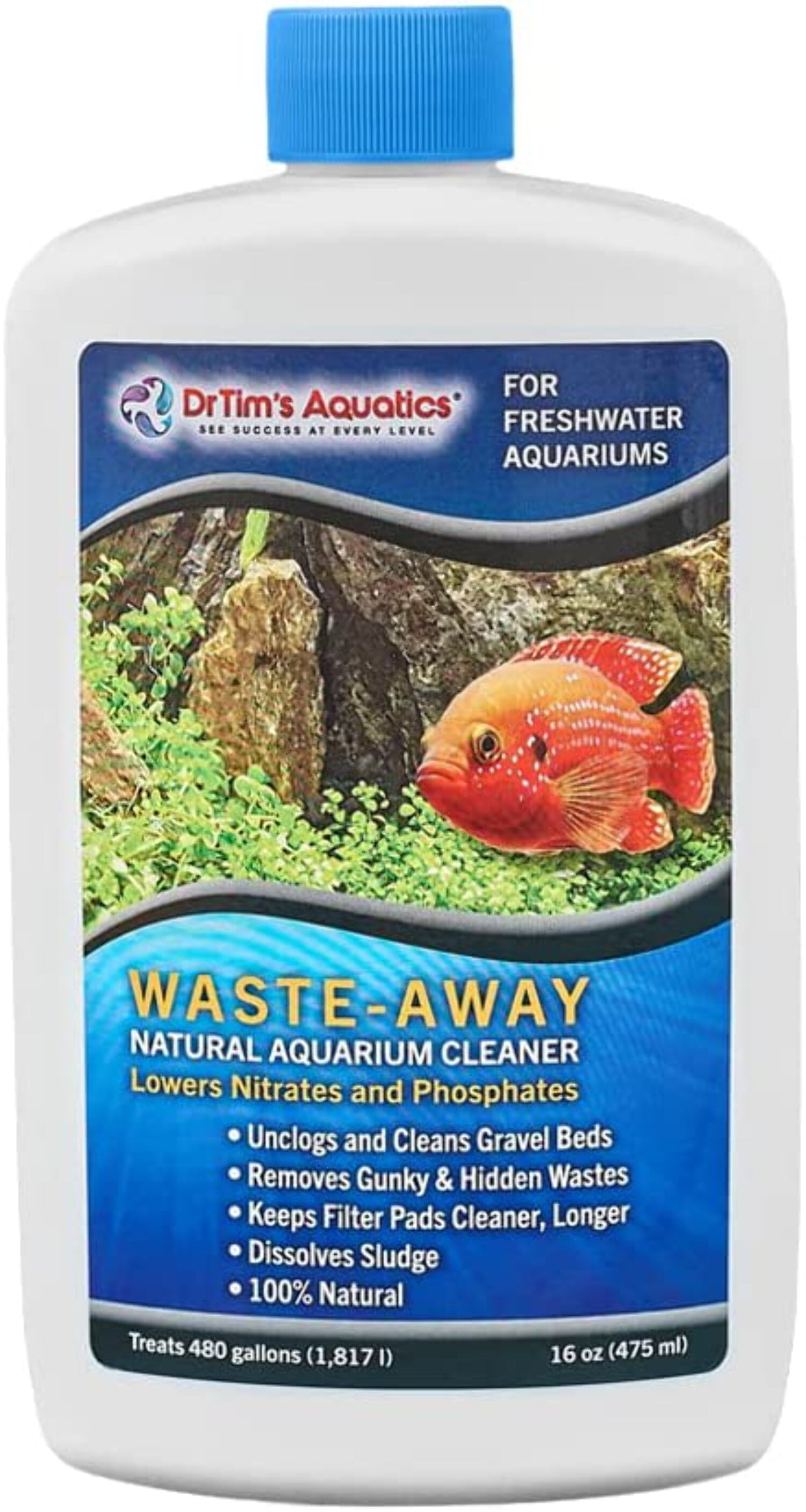 DrTim’s Aquatics Freshwater Waste-Away 16 oz. - Walmart.com