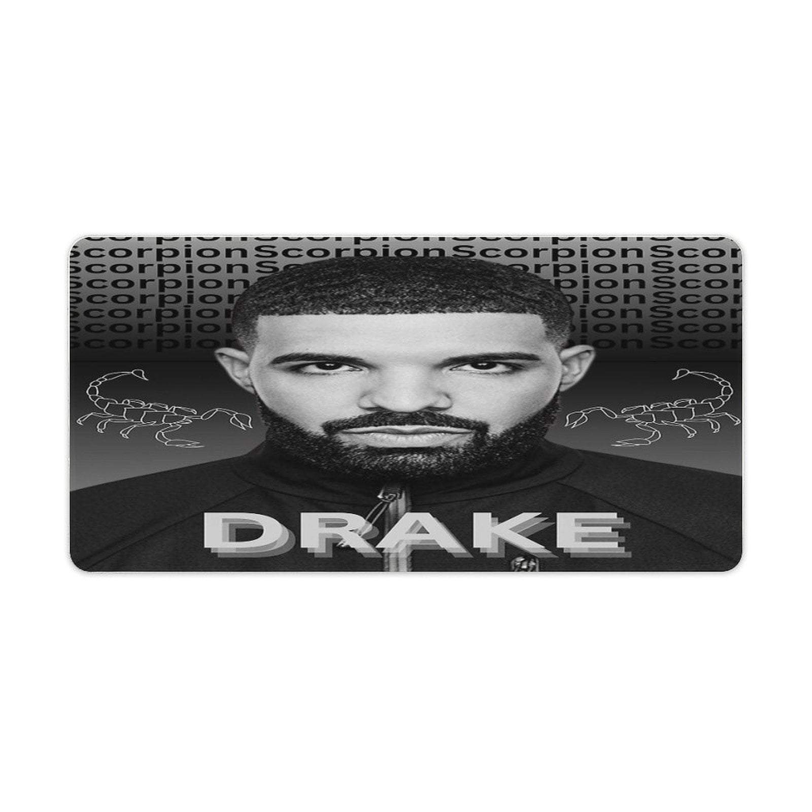 Dra-ke Singer Computer Mouse Mat with Anti-Slip Rubber Base Anti-Fray ...