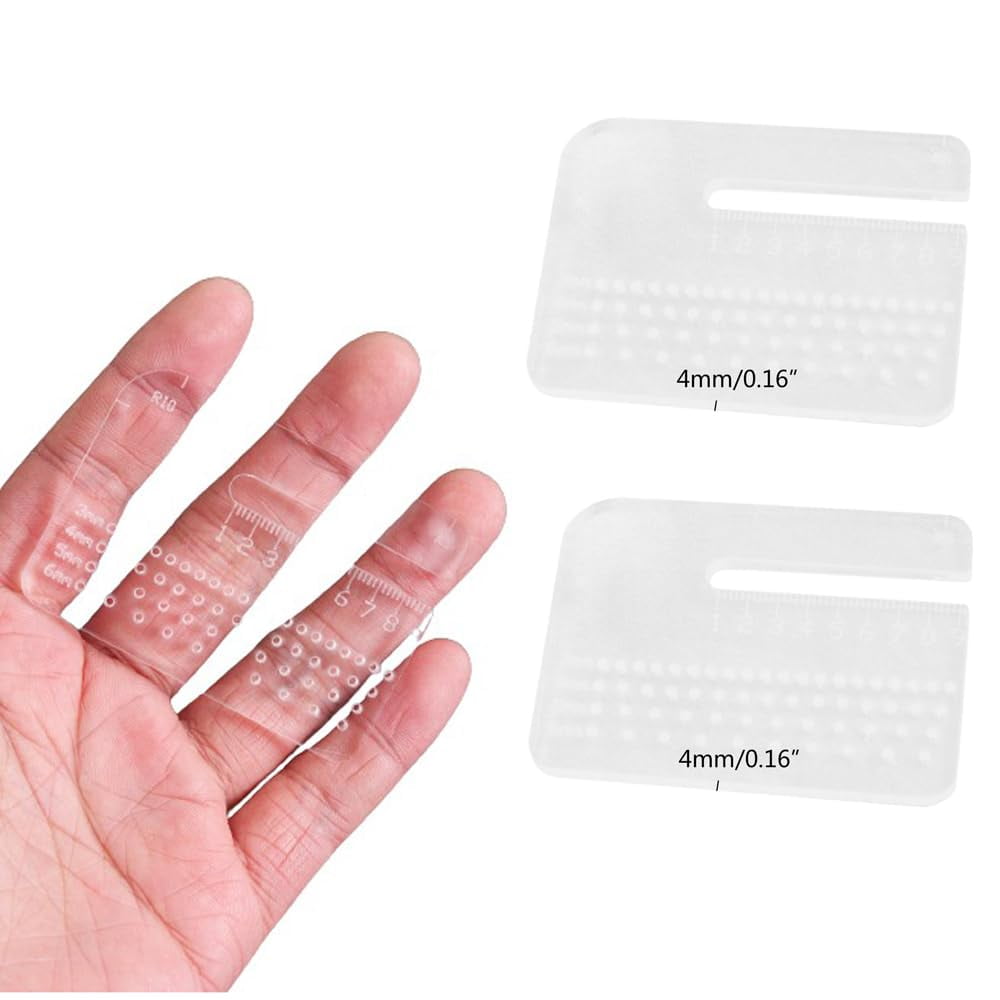 DraCra 3 Pack Leather Stitching Punch Aid Plate Leather Hole Pulling ...