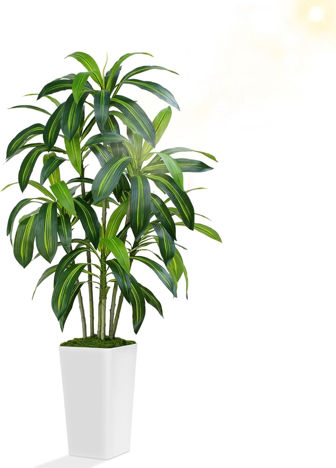 Dracaena Plant Artificial Tree 5Ft Tall Fake Tropical Floor Plants ...