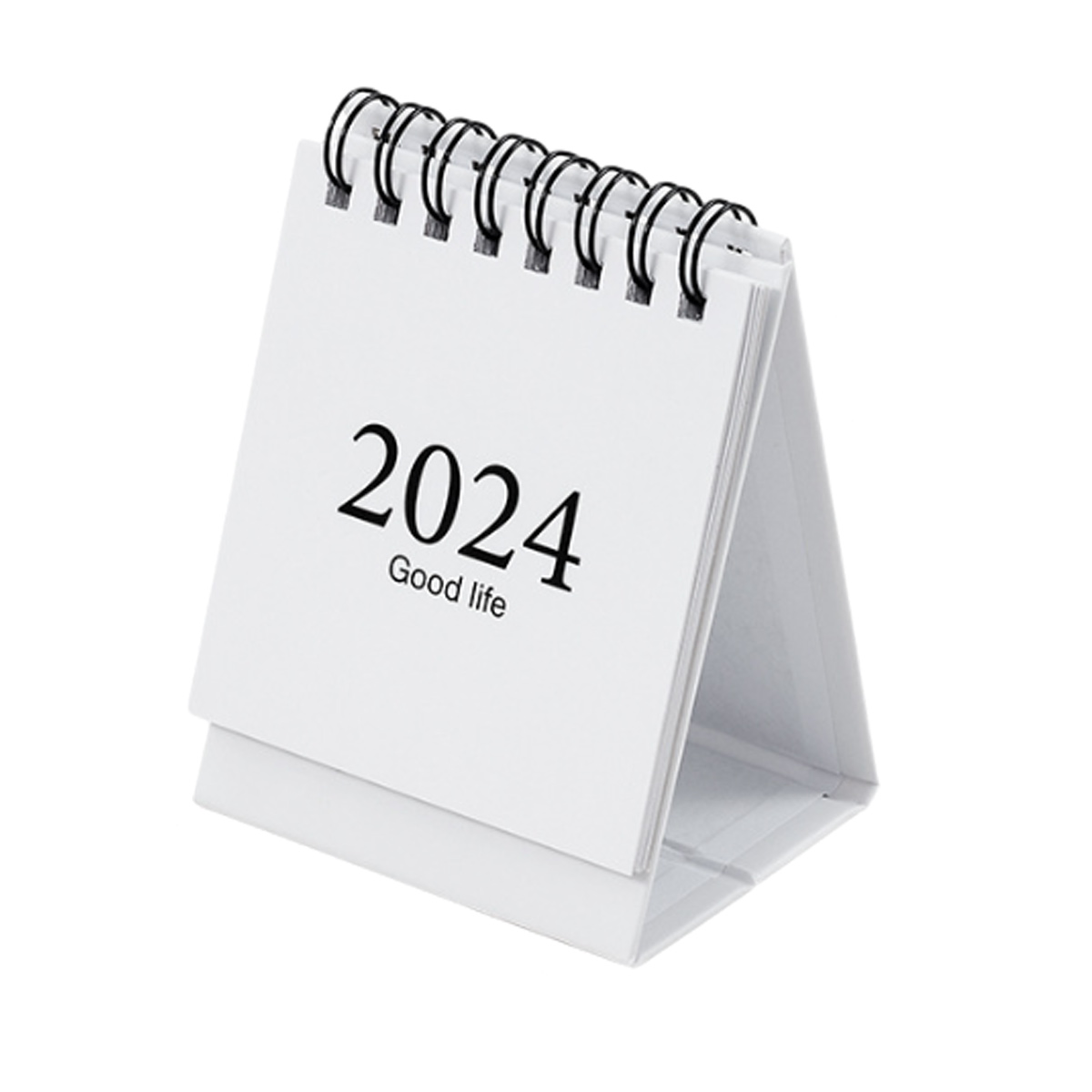 Dracceev 2024 New Year Calendar Small Desk Calendar Simple Desk Coil ...