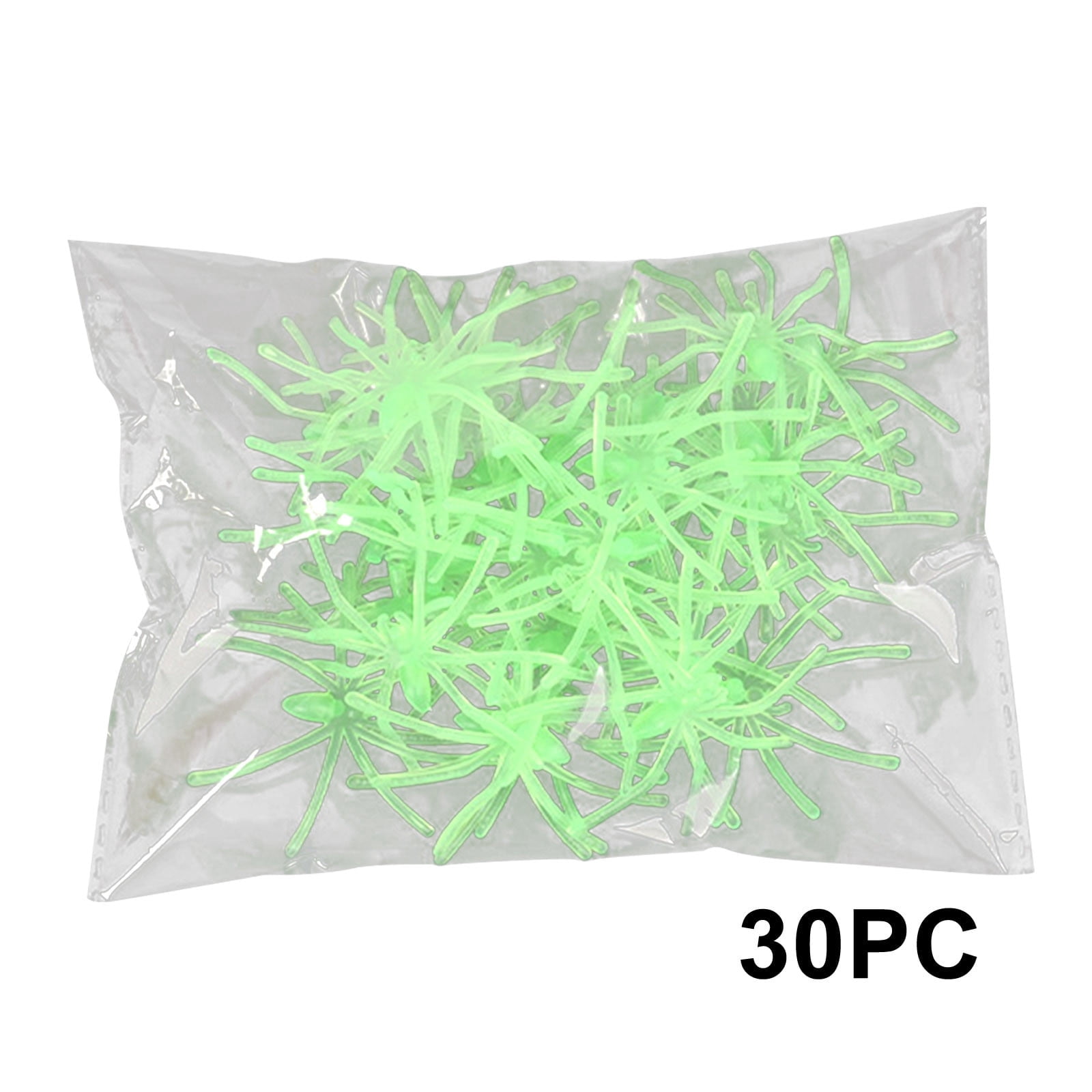 Dracceev 30Pcs Glow in The Dark Small Spiders Halloween Little Spider ...