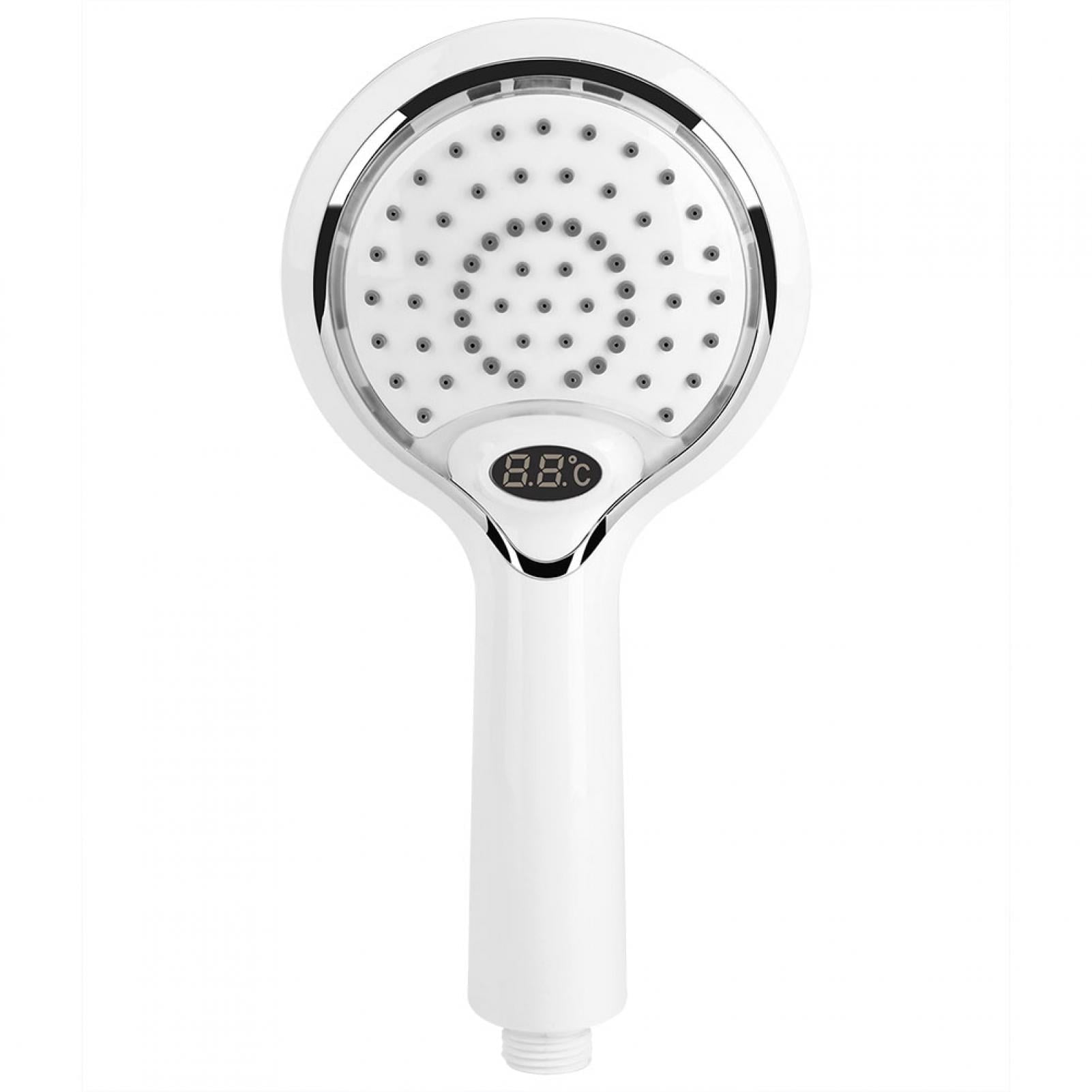 Dracceev Shower Head, LED Shower Spray Head Digital Temperature Display ...