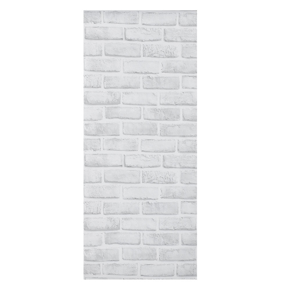 Dracceev White Brick Wallpaper, Self Adhesive Wallpaper White Gray ...