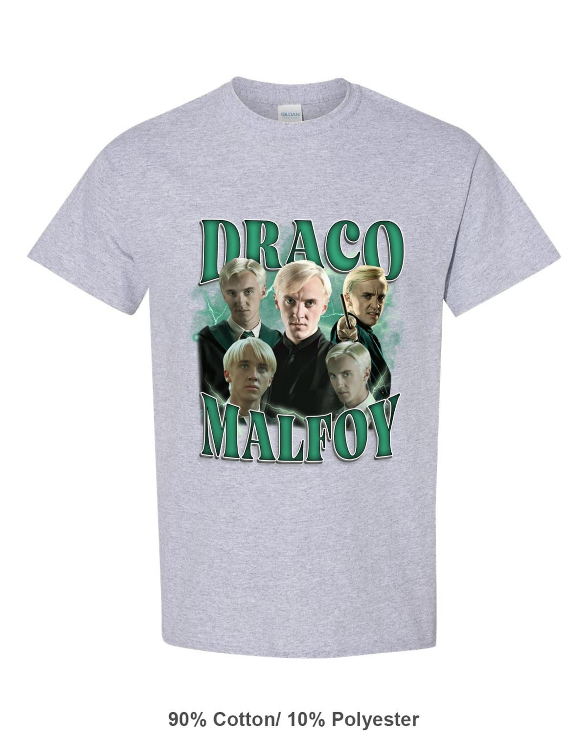 Draco Malfoy T-Shirt Retro Movie Style Graphic for Wizard Fans, for men ...