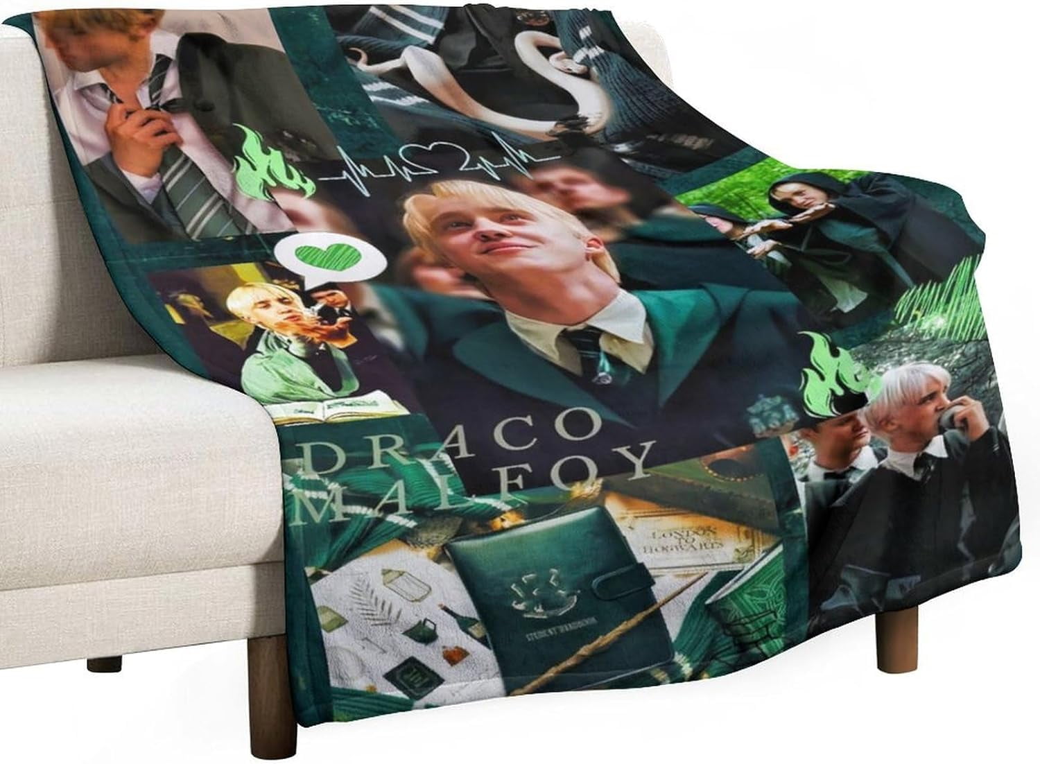 Draco Movie Actor Malfoy Blanket Super Soft Warm Flannel Blanket for ...