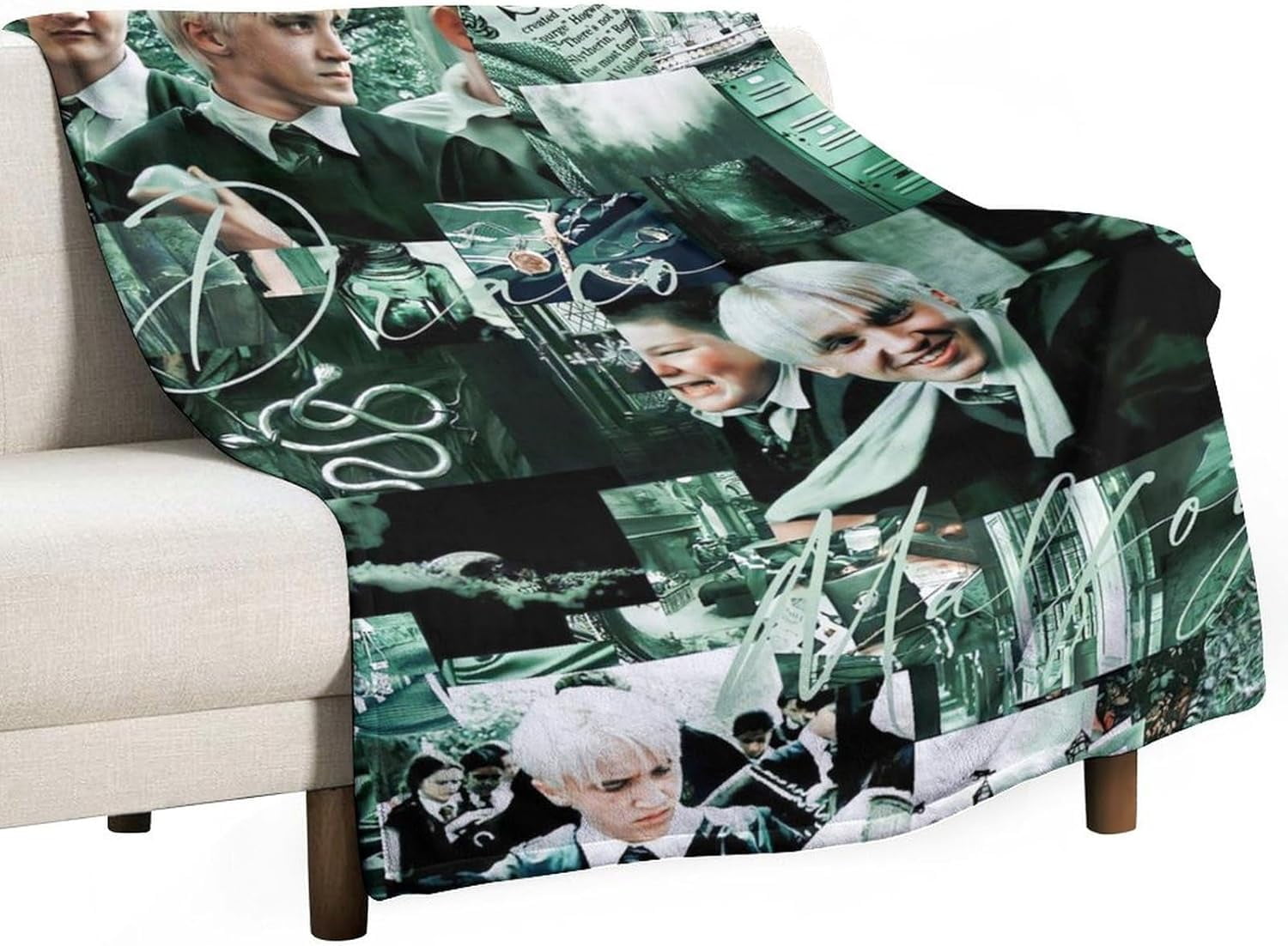 Draco Movie Actor Malfoy Blanket Super Soft Warm Flannel Blanket for ...