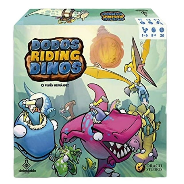Draco Studios Animal Theme Dodos Riding Dinos the Board Game for ...