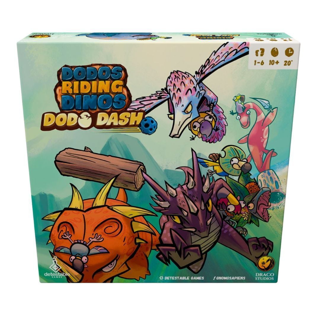 Draco Studios Dodos Riding Dinos Dodo Dash Board Game with El Dodorado ...